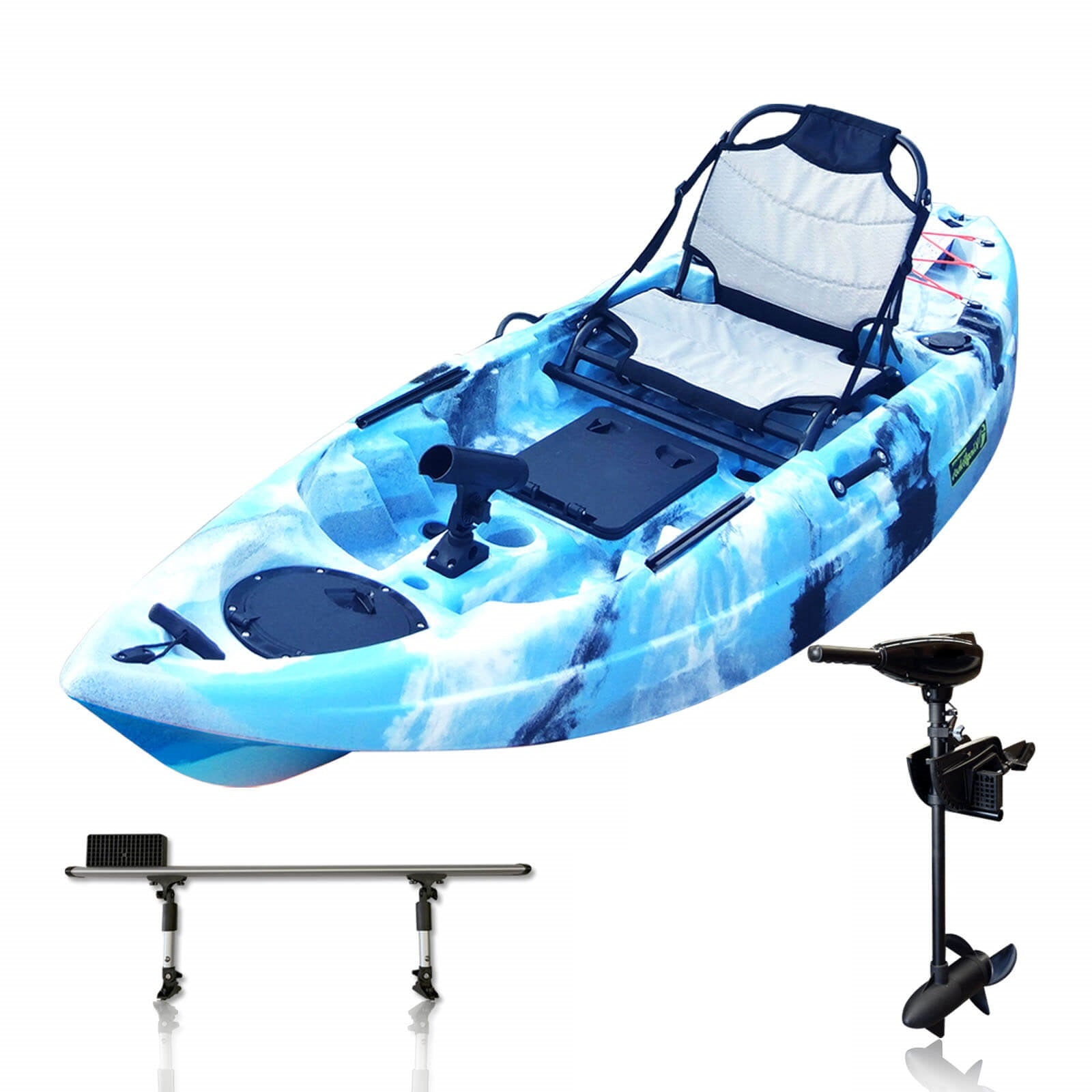 Kingfisher Motorized Fishing Kayak Navy | Blackhawk Outdoor
